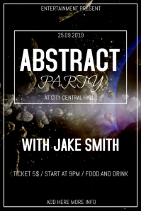 Abstract event flyer template | PosterMyWall