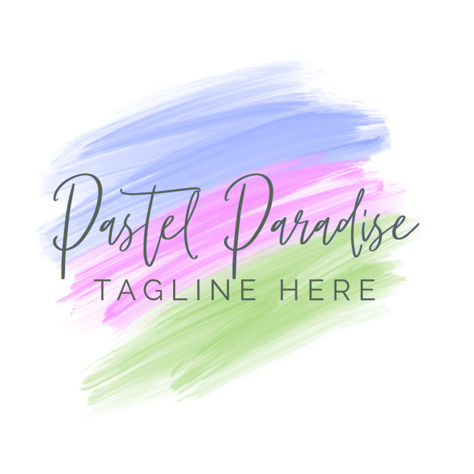 Abstract Pastel Logo Template | PosterMyWall