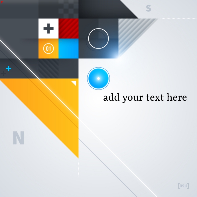 Copy of Abstract polygonal background | PosterMyWall