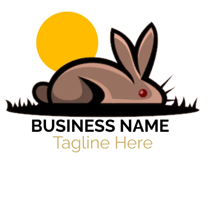 abstract rabbit logo , PET LOGO , RABBIT SPA Template | PosterMyWall