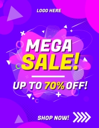 mega SALE FLYER Template | PosterMyWall