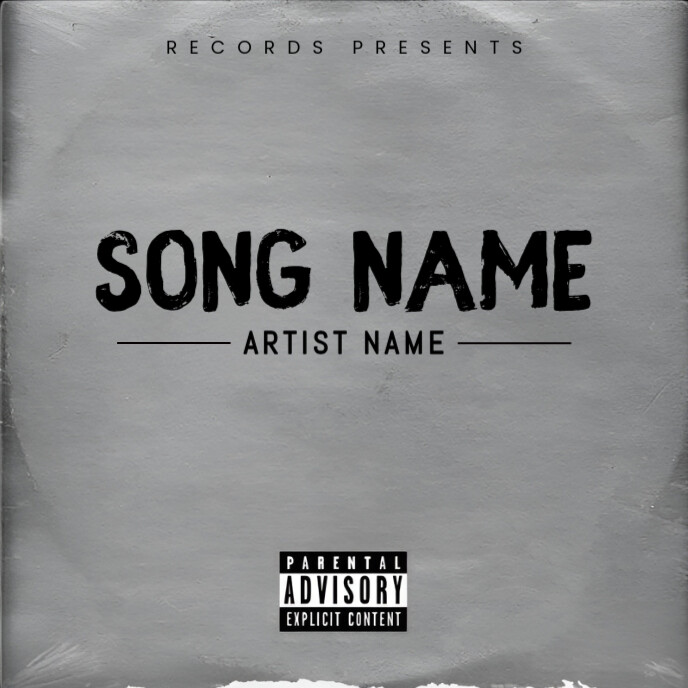 Copy of Abstract Song Cover | PosterMyWall