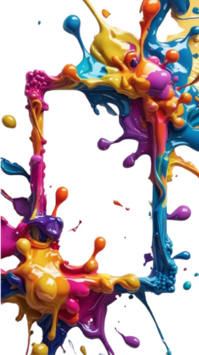 Abstract Splash Paint Instagram Story Template | PosterMyWall