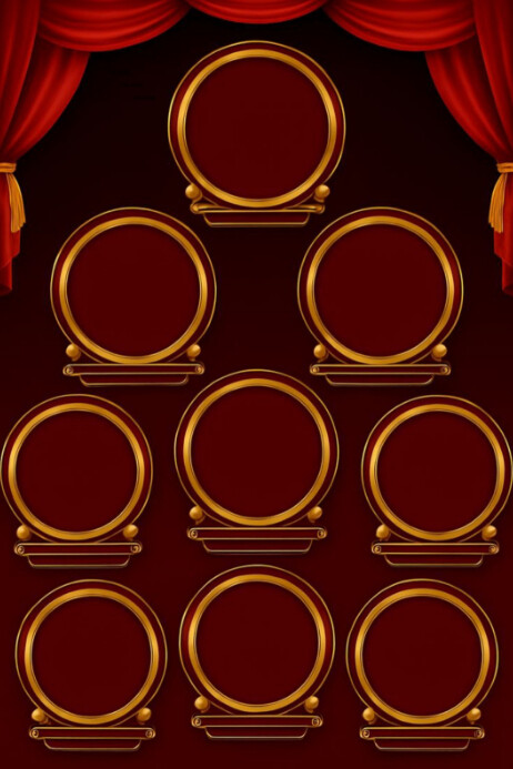 Abstract Spotlight Hall Of Fame Poster เทมเพลต | PosterMyWall