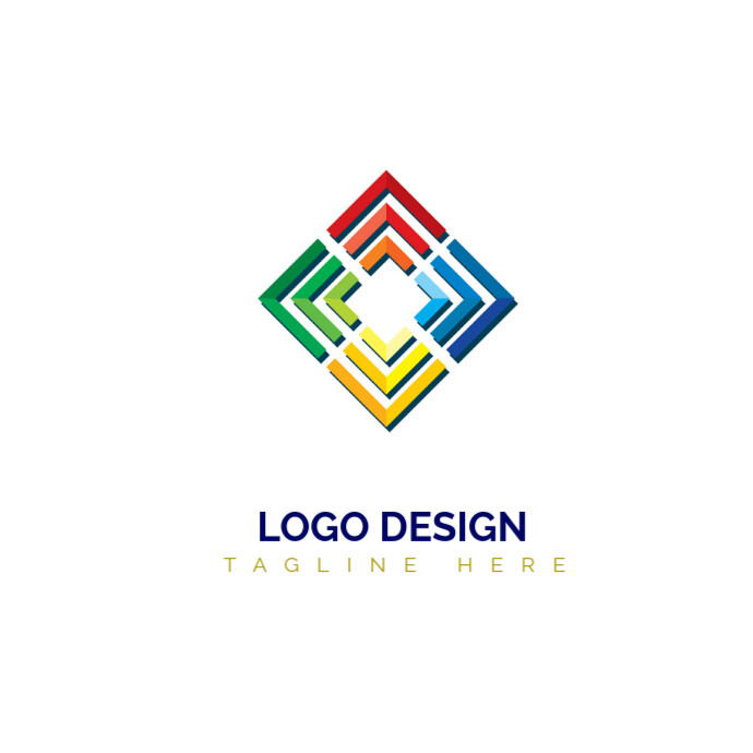 Abstract square logo Templat | PosterMyWall