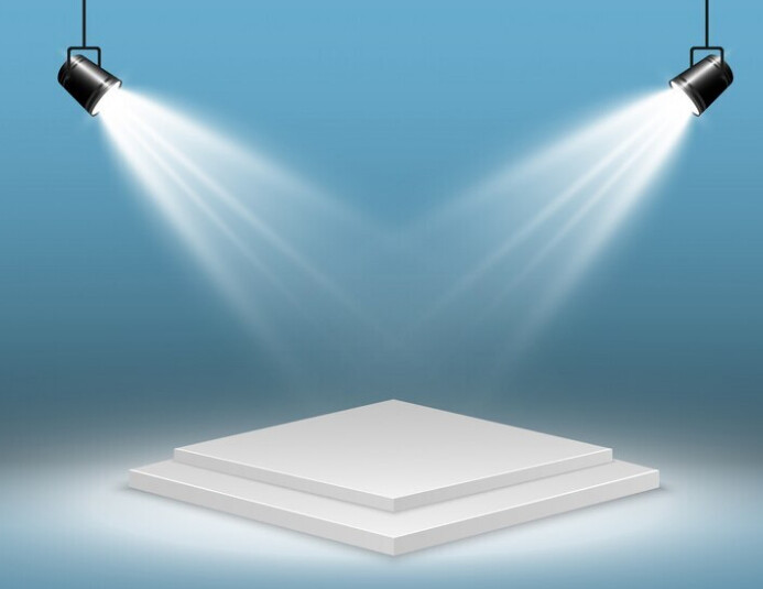 Abstract Stage Spotlight Display Flyer (us Letter) Template | PosterMyWall