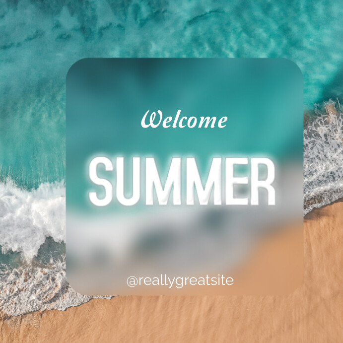 Plantilla de Abstract Summer Instagram Post | PosterMyWall