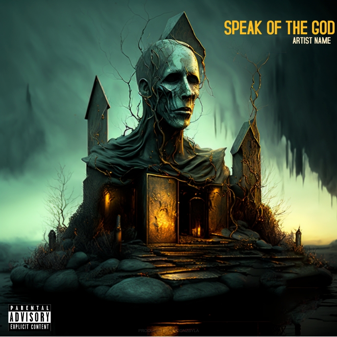 Plantilla de Abstract Swamp Man Album Cover Design | PosterMyWall