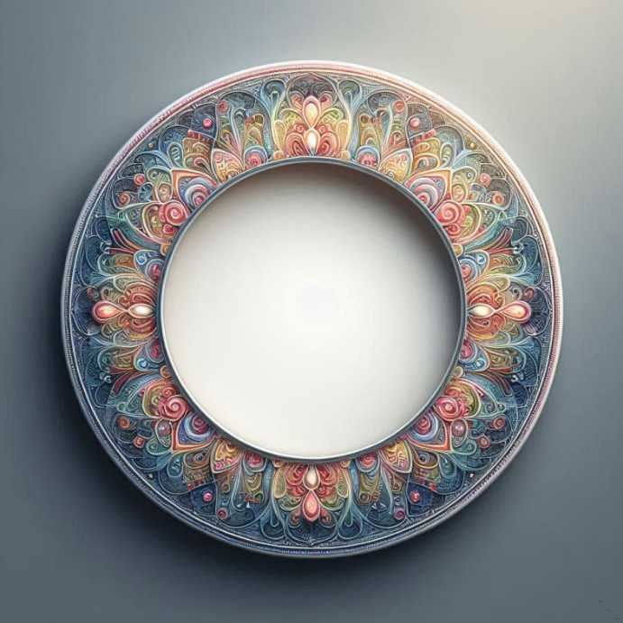 Abstract Tiled Mosaic Frame Design Template | PosterMyWall