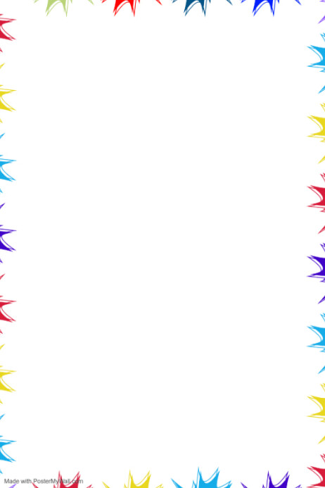 Copy of Abstract Vibrant Creative Border Frame Poster | PosterMyWall