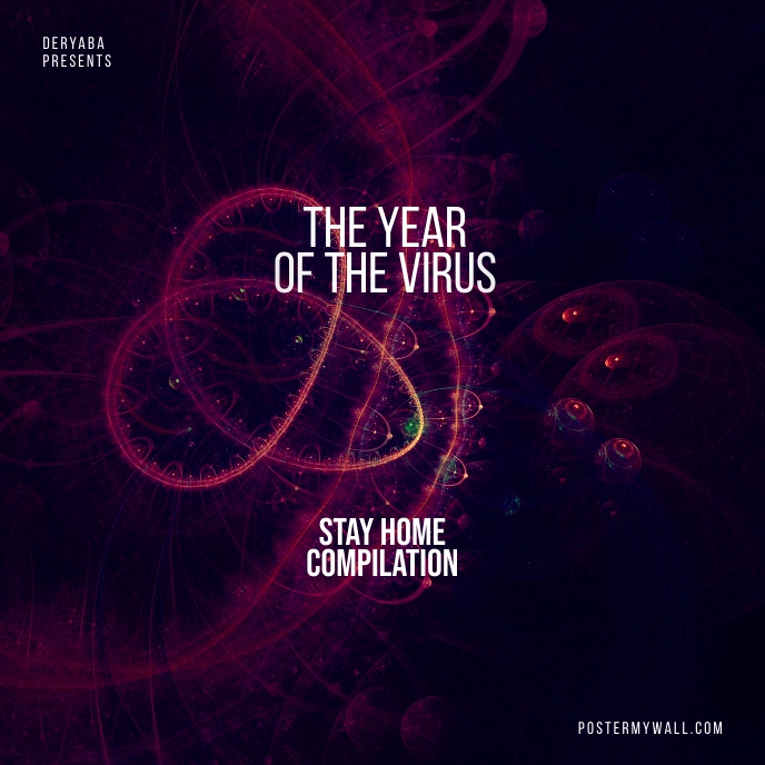 Abstract Virus Texture CD Cover Art | PosterMyWall