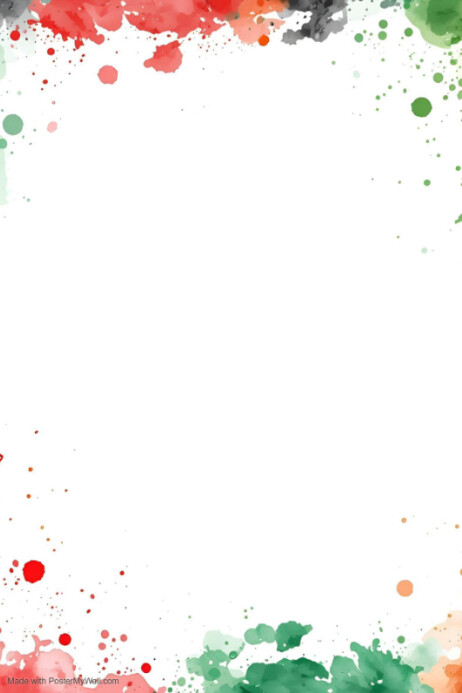 Abstract Watercolor Blank Template Poster | PosterMyWall