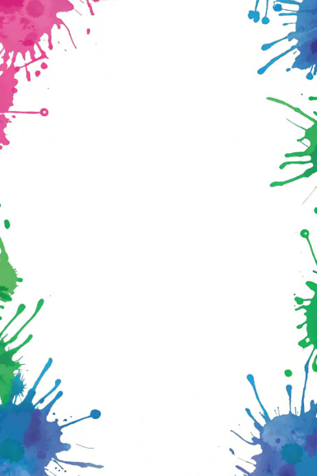 Copy of Abstract Watercolor Border Frame Poster | PosterMyWall