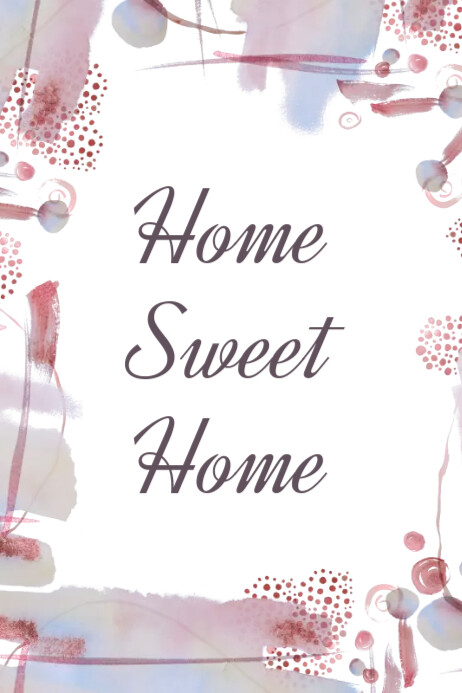 abstract watercolor wall poster Template | PosterMyWall