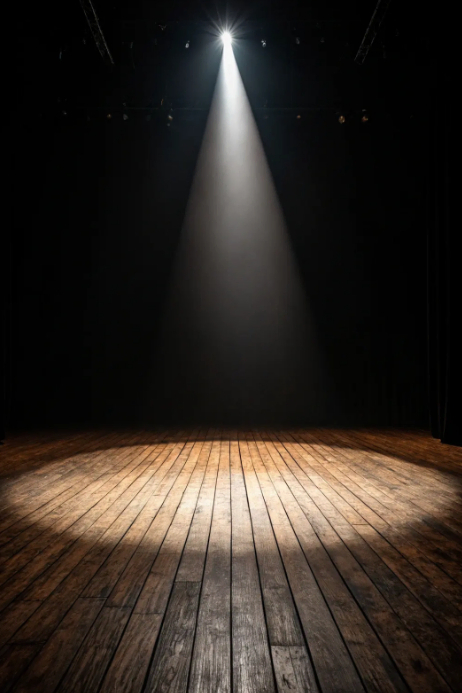 Abstract Wooden Stage light Poster Template | PosterMyWall