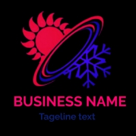 air conditioning hvac oil gas logo Template | PosterMyWall