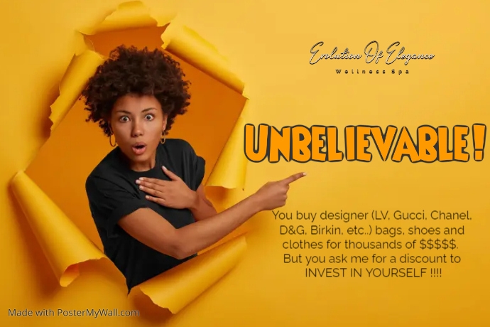 Copy of Unbelievable speechless expression design | PosterMyWall