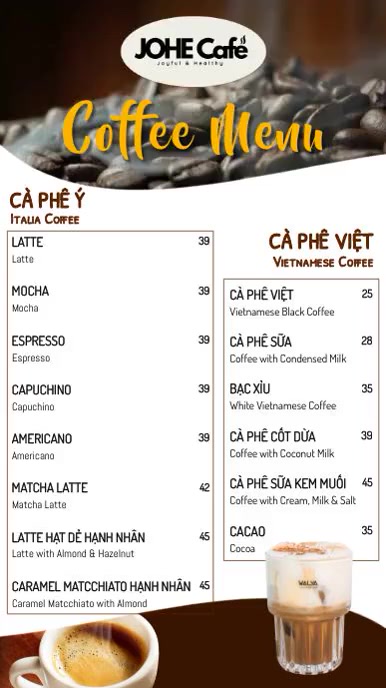 FUHE Coffee Menu 01 | PosterMyWall