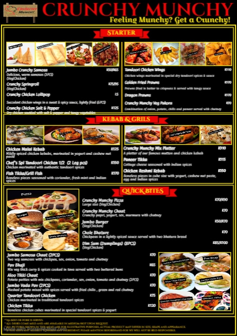 Copy of C M MENU PAGE 2 | PosterMyWall