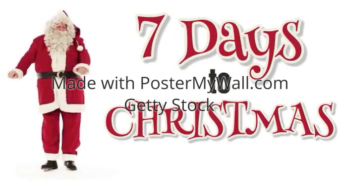 Copy of Christmas Countdown Video Ad Template | PosterMyWall