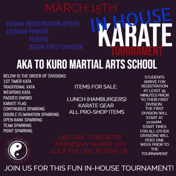 Karate classes promotion banner | PosterMyWall