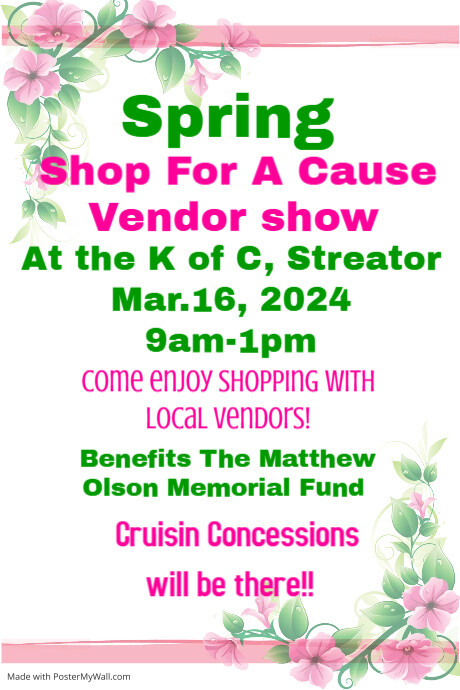 Copy of Spring Craft Vendor Event Flyer | PosterMyWall