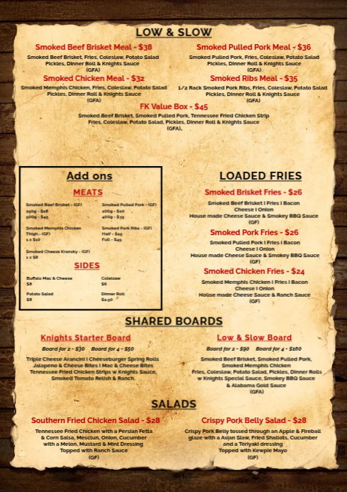 Copy of New Menu Page 1 | PosterMyWall