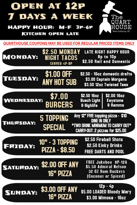 Copy of Special Menu Small | PosterMyWall