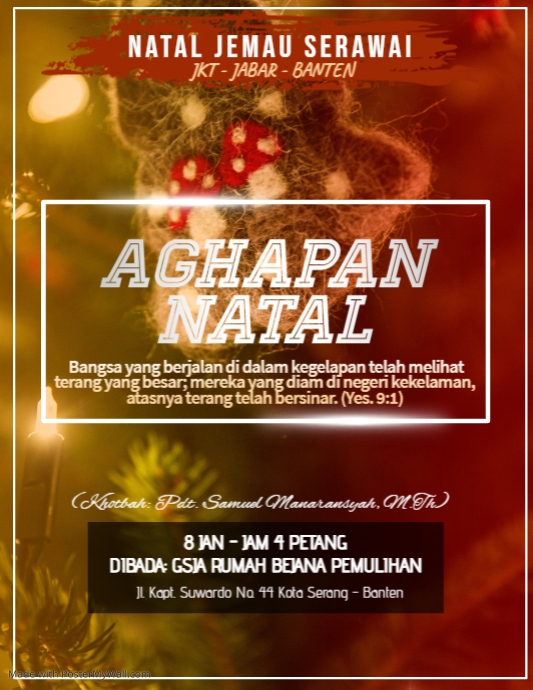Natal Serawai 2 | PosterMyWall