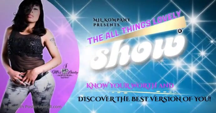 THE ALL THINGS LOVELY SHOW SIGNTR DESIGN | PosterMyWall
