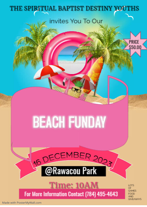 Beach Party Summer Poster | PosterMyWall