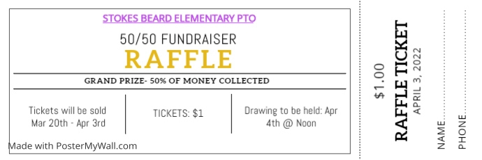 Free Printable Raffle Ticket Design Template | PosterMyWall