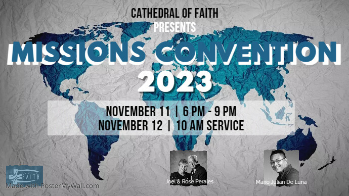 MISSIONS MONTH | PosterMyWall