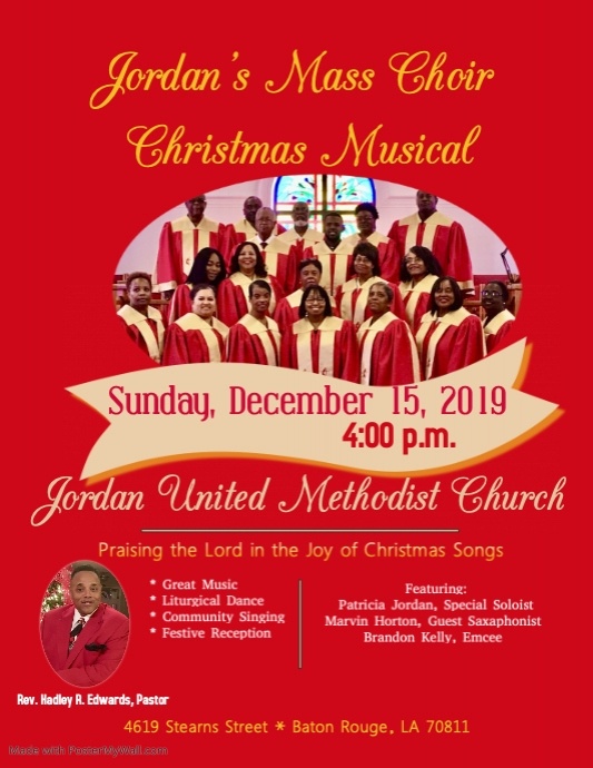 Copy of Gospel Chor Church Concert Flyer Pastors | PosterMyWall