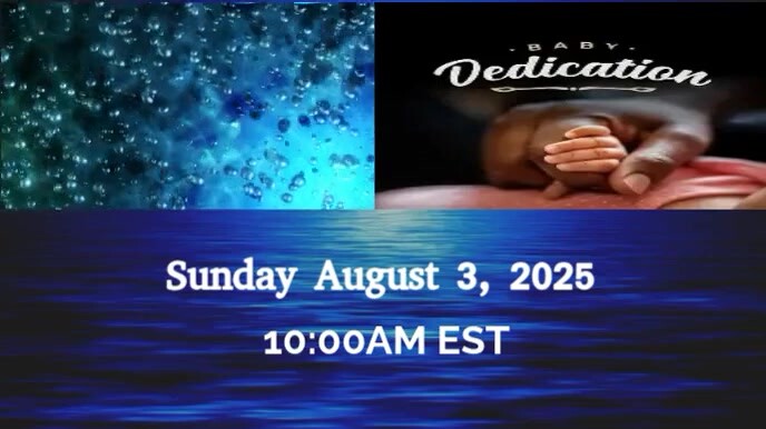 Baptism Sunday Announcement (1) | PosterMyWall