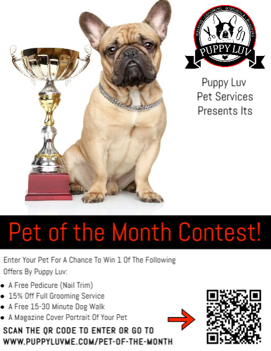 Copy of Pet of the Month - Entry Poster | PosterMyWall