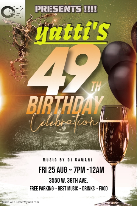 70th Birthday Celebration | PosterMyWall