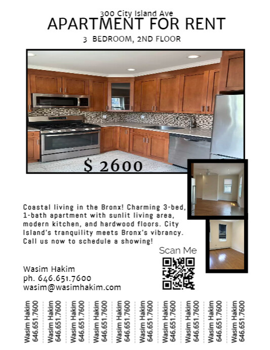 Apartment for rent Flyer with tear off tabs (1) | PosterMyWall