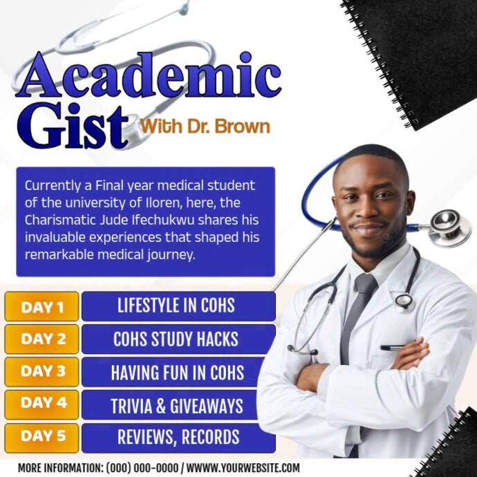 Academic Gist Flyer Template | PosterMyWall