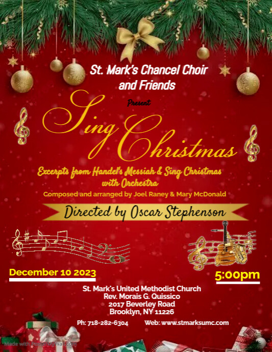 Christmas Carol Flyer | PosterMyWall