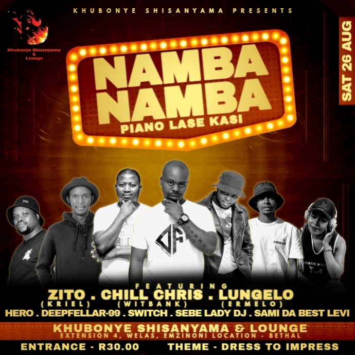 Copy of NAMBA NAMBA 26TH AUG | PosterMyWall