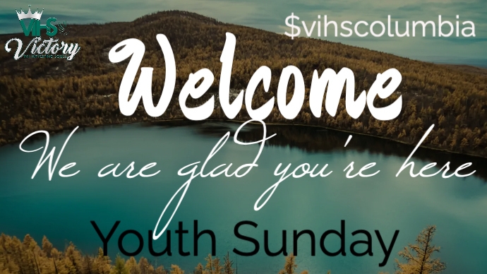 Nature Welcome Church Template | PosterMyWall