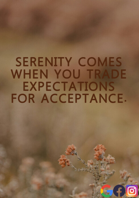 ACCEPTANCE AND EXPECTATION QUOTE TEMPLATE | PosterMyWall