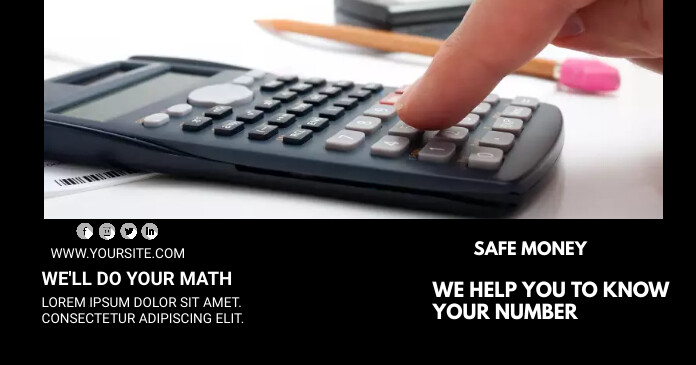 Accountant concept banner template | PosterMyWall