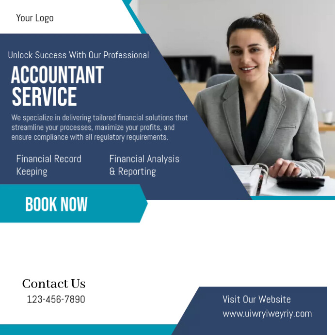Copy of Accountant Service | PosterMyWall