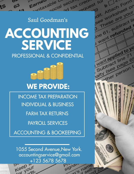 ACCOUNTING SERVICES Template | PosterMyWall
