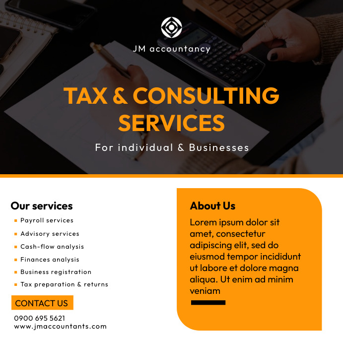 Accounting services flyer Template | PosterMyWall