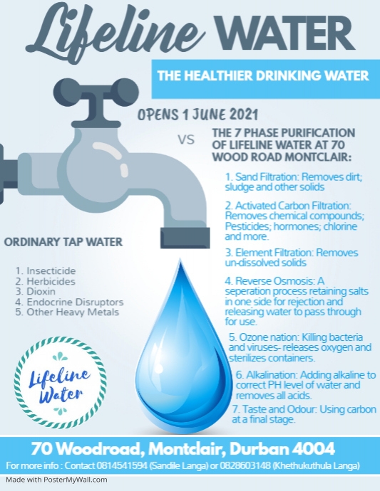 Copy of World Water Day Flyer, Water Day Awareness | PosterMyWall