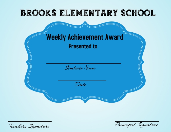 achievement award poster template | PosterMyWall