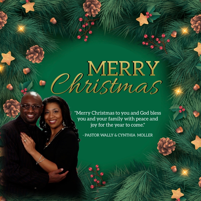 aCHURCH merry christmas card online template | PosterMyWall
